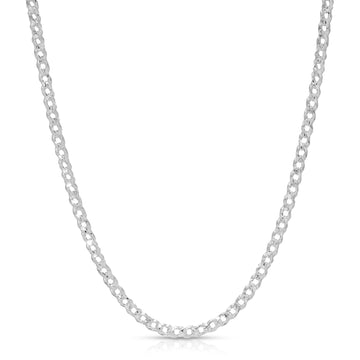 Prism Cut Chains | Mens Sterling Silver Chains – LZJ