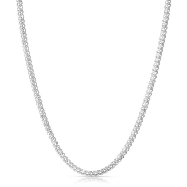 Silver Franco Chains | Mens Sterling Silver Chains – LZJ