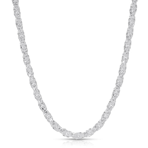 5mm Rope Chain Prism Diamond Cut - Luke Zion Jewelry – LZJ