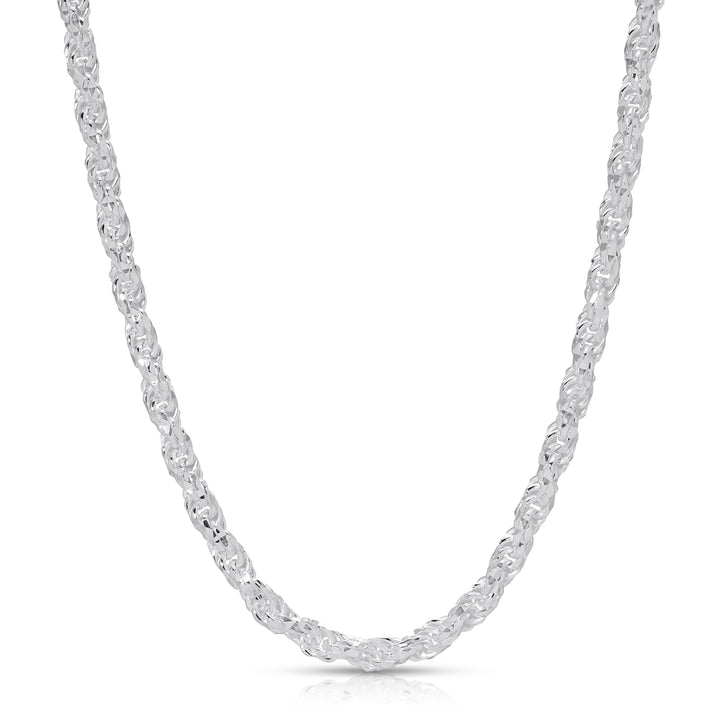 5mm Rope Chain Prism Diamond Cut - Luke Zion Jewelry – LZJ