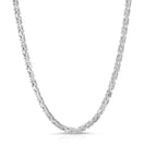 4mm Byzantine Chain Sterling Silver – LZJ