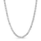 4mm Byzantine Chain Sterling Silver – LZJ