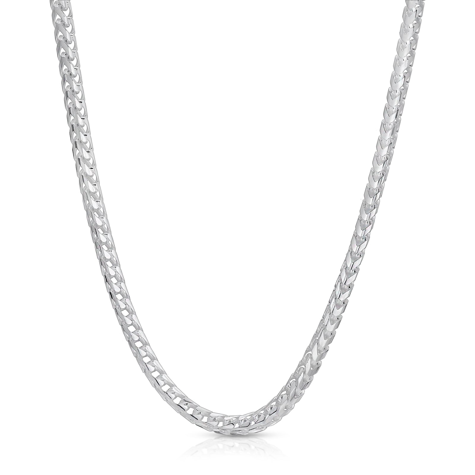 Silver Franco Chains & Sterling Silver Men's Franco Chains